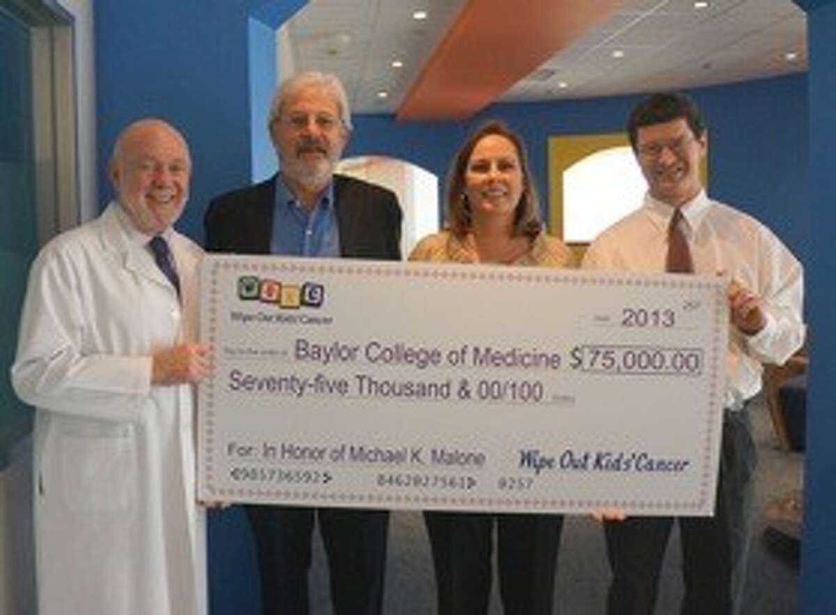 Wipe Out Kids’ Cancer donates $75,000 to Texas Children’s Cancer Center