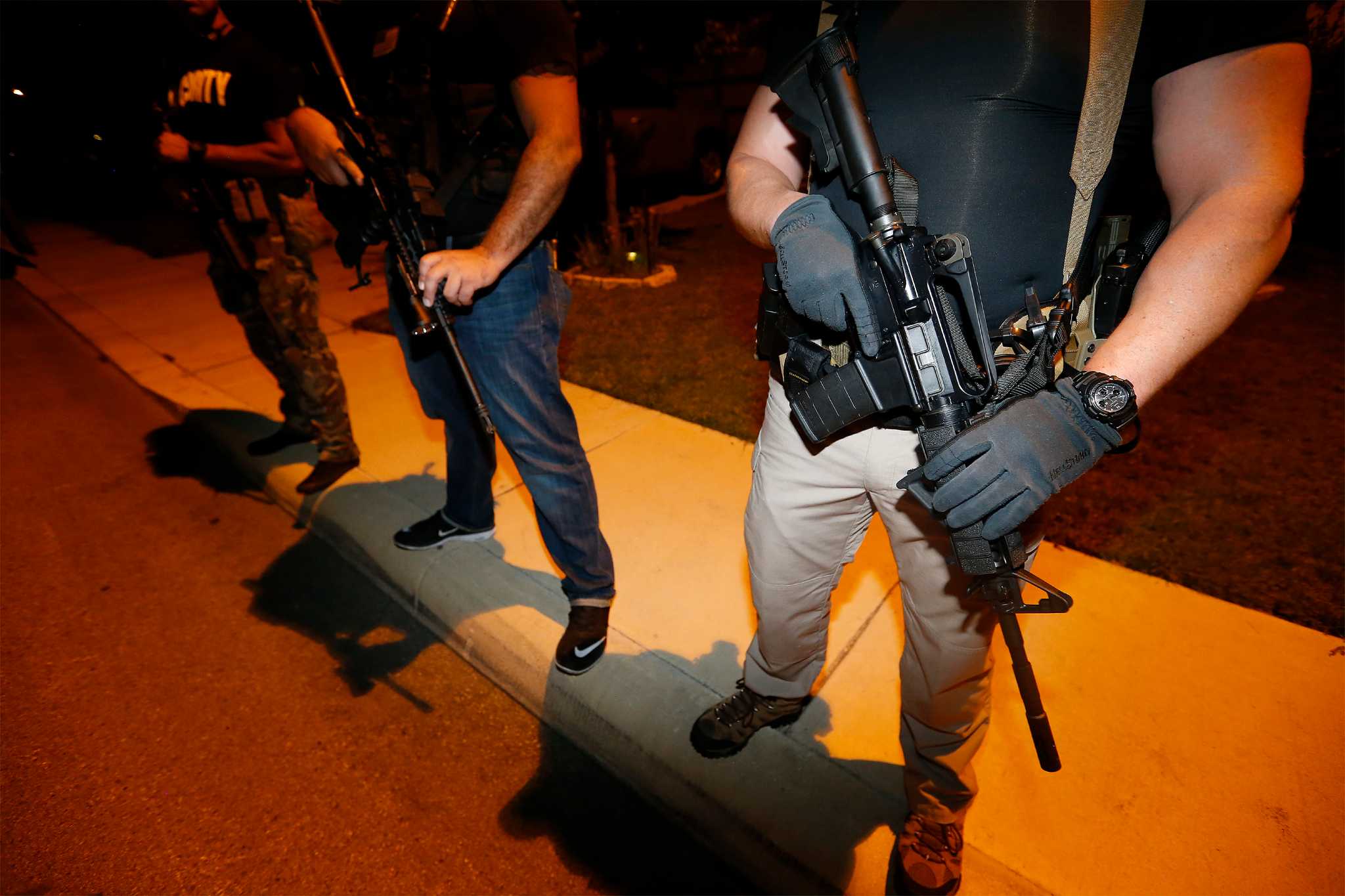 Meet the armed patrol members who carry assault rifles around their ...