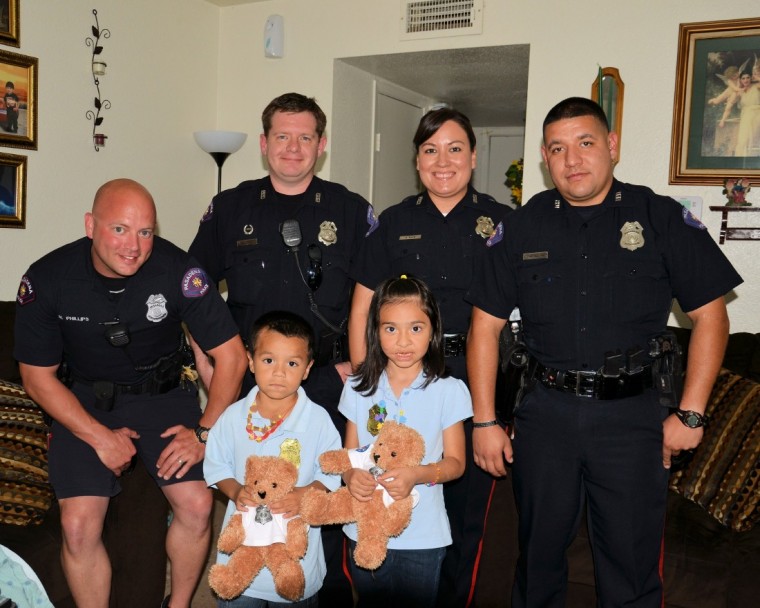 Family expresses gratitude to officers