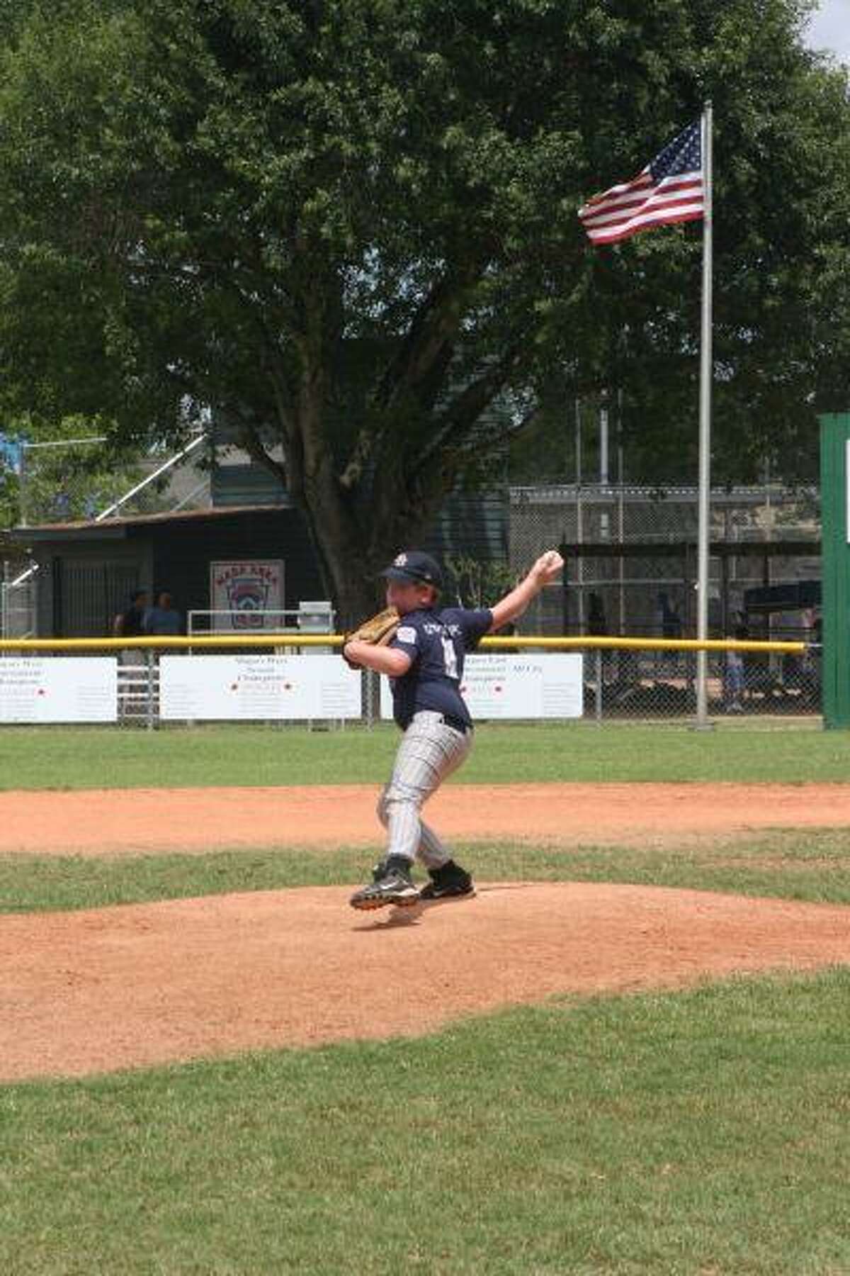 NASA, League City little leagues, PONY League in action