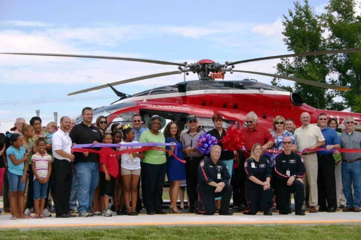 Dayton general aviation helipad dedicated
