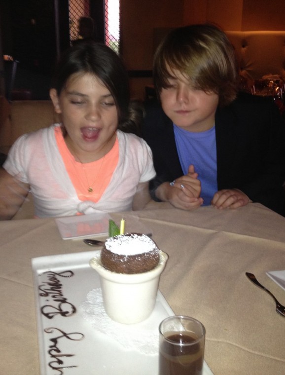 9-year-old twins celebrate birthday at Le Mistrel