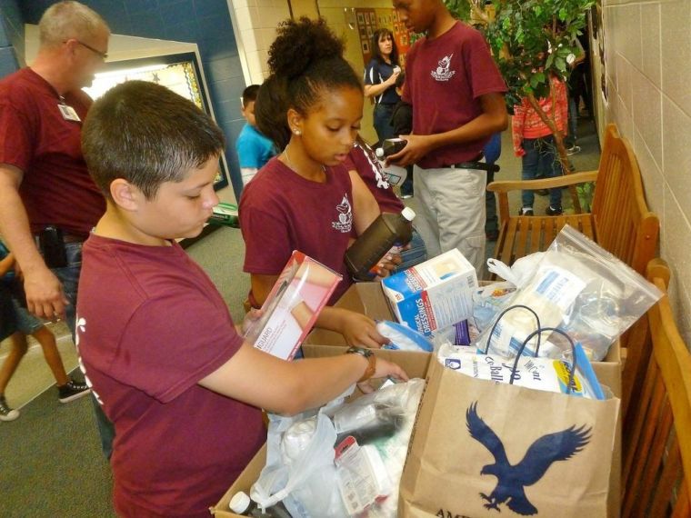Eiland Elementary collects medical supplies for West