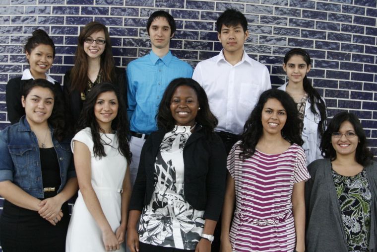 Humble High School Recognizes The Top Ten Of The 2013 Graduating Class