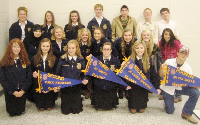 FFA teams place at district competition; two move on