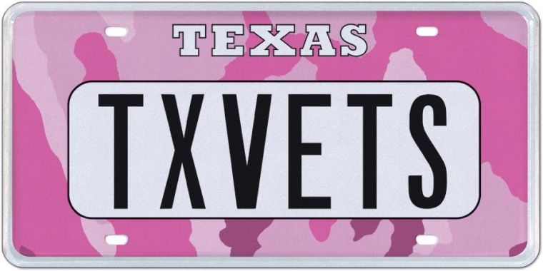 My Plates launches new Pink Camo license plates