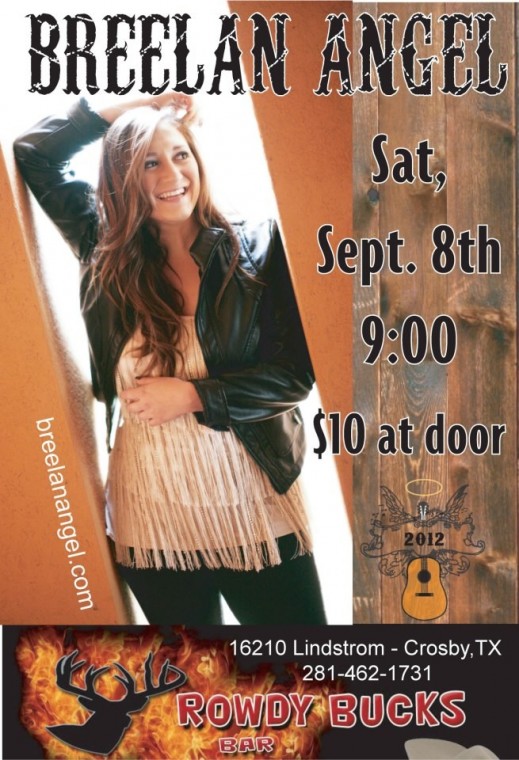 Angel to perform at Rowdy Bucks on Sept. 8