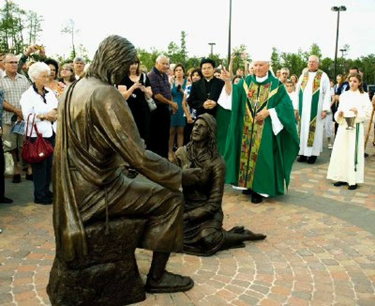 Saints Martha, Mary, Lazarus and Jesus bronze statues unveiled