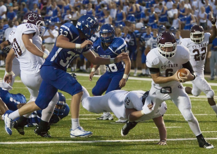 FOOTBALL: Cy-Fair rolls vs. Katy Taylor, 31-10