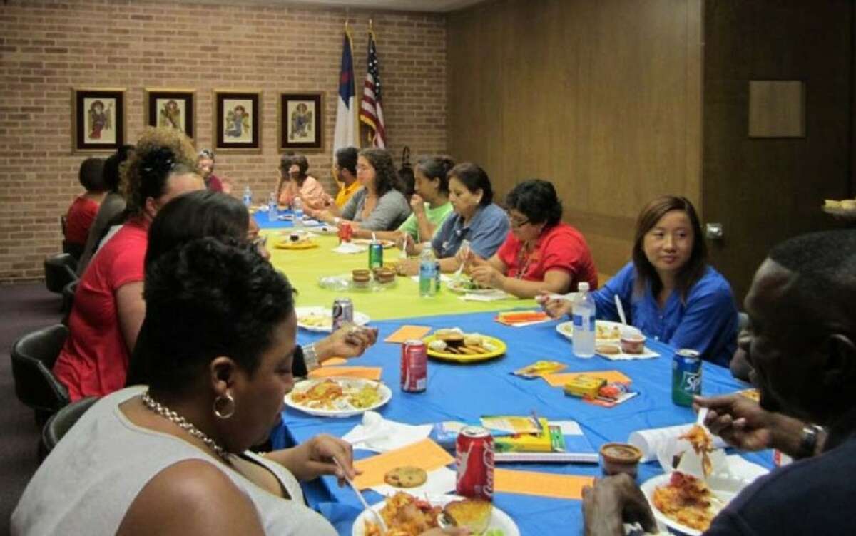 Longfellow Elementary staff, teachers enjoy a traditional lunch