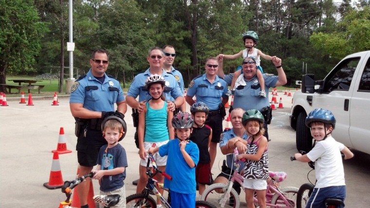 Bike safety day turns into a success for residents