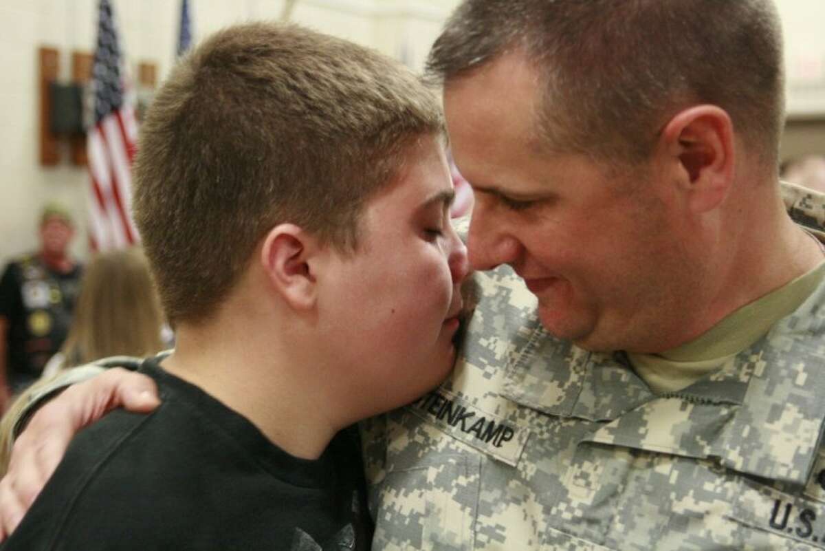 Welcome Home: Local man surprised with pep rally
