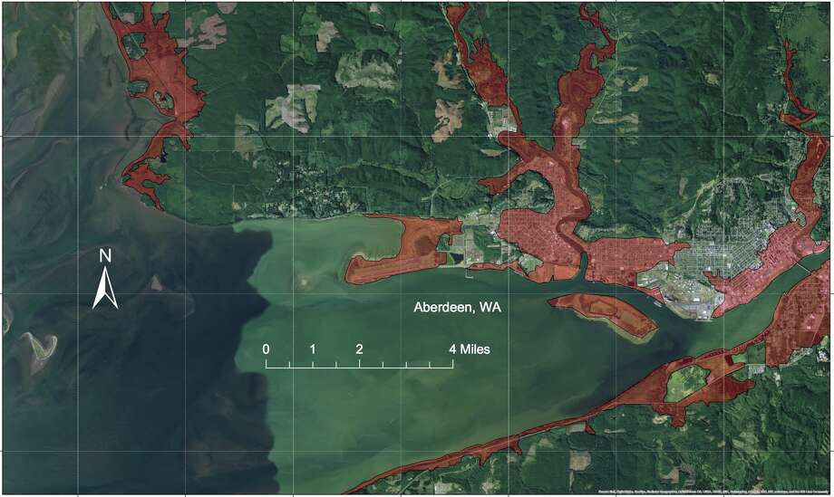 Pacific coast tsunami risk maps - seattlepi.com