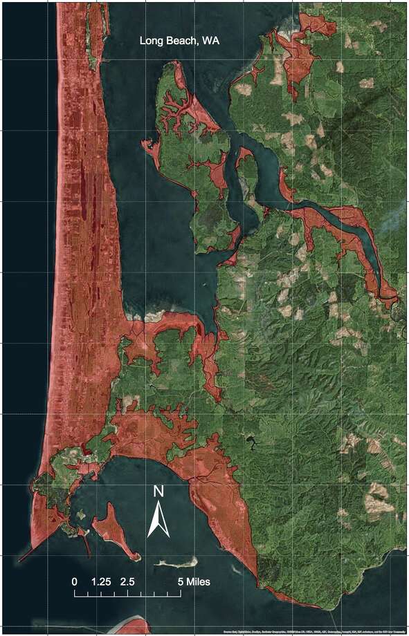 Pacific coast tsunami risk maps - seattlepi.com