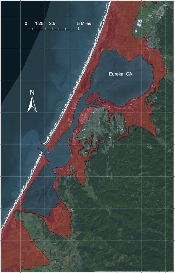 Pacific coast tsunami risk maps - seattlepi.com