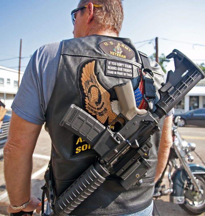Come and Take It Kingwood members organize an open carry demonstration