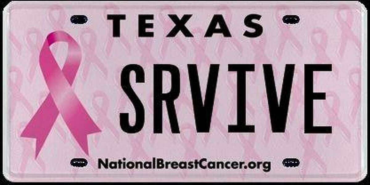 Breast Cancer Awareness license plates available