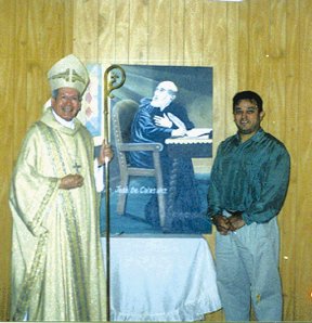 Humble artist commissioned for church paintings