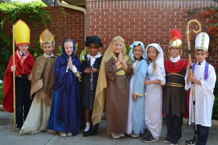 St. Anne Catholic School third-grade students honor saints with ...