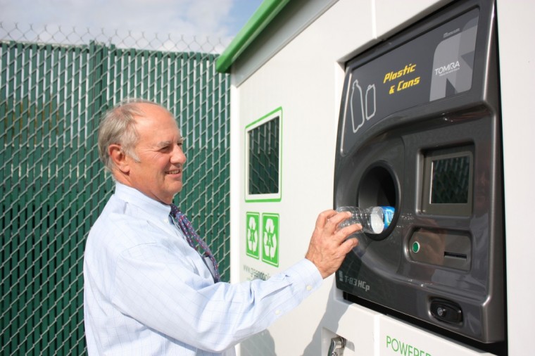 Liberty unveils recycling kiosk