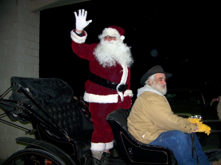 Here comes Santa Claus