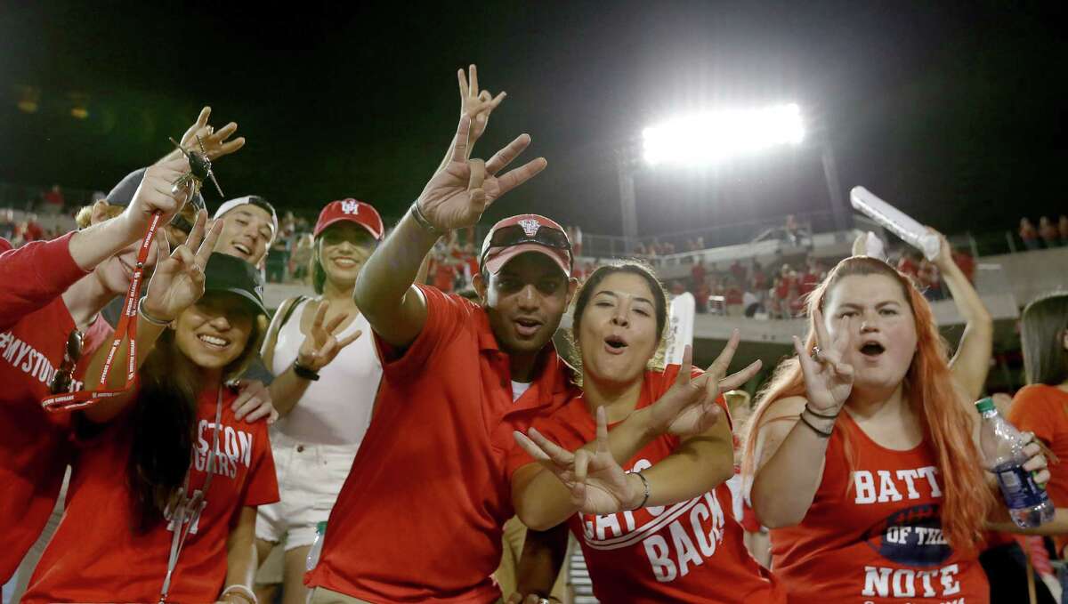 Fans at No. 6 Houston vs. Connecticut