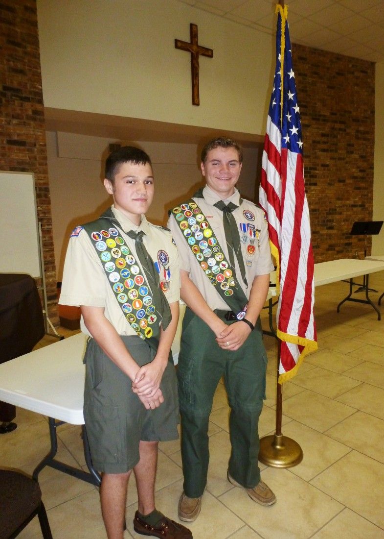 Parise, Toerner reach Eagle Scout rank