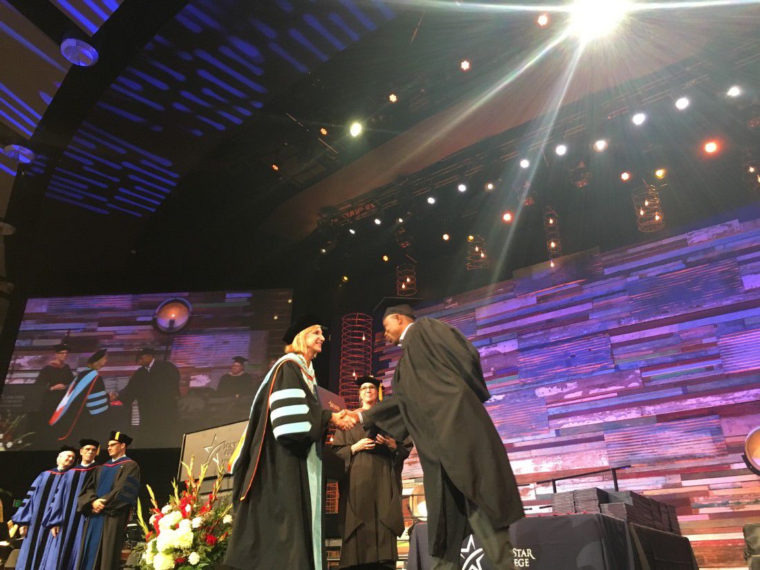 Maverick spirit sets tone at 21st commencement ceremony