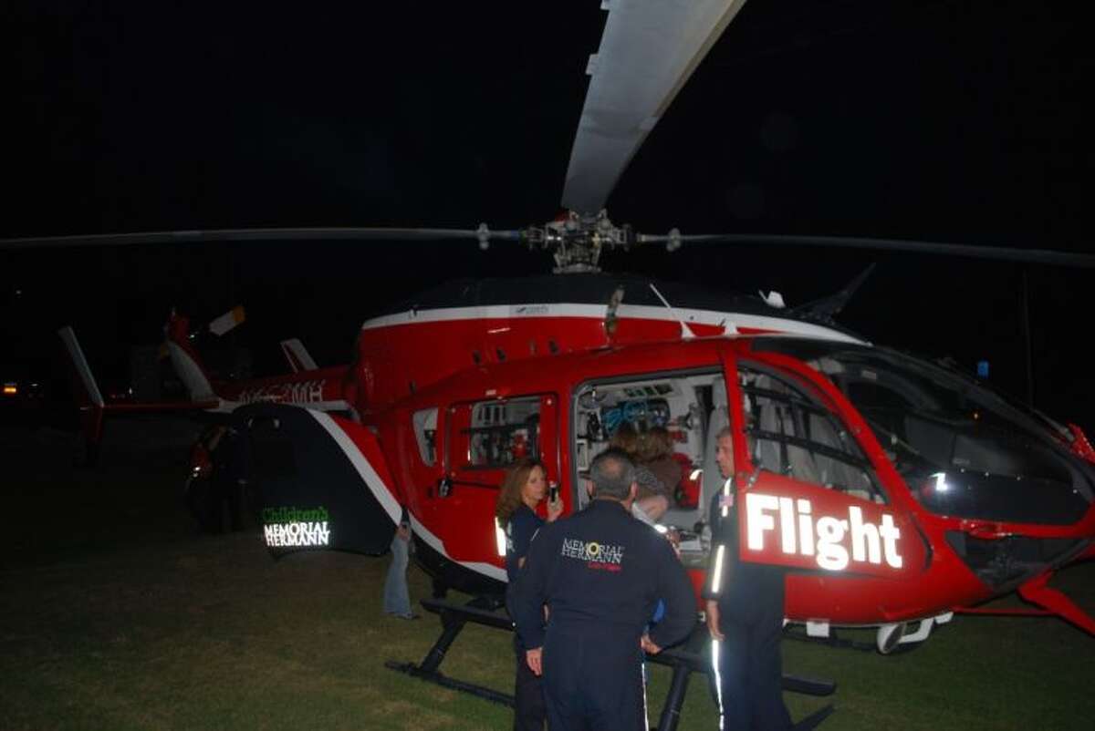 Huffman VFD holds landing zone training class with Life Flight