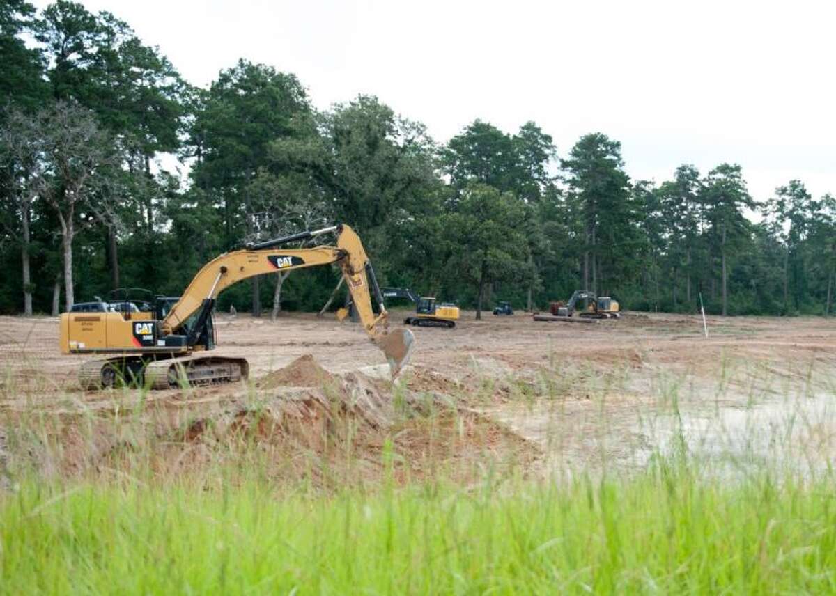 Bluejack National golf course under construction near Montgomery