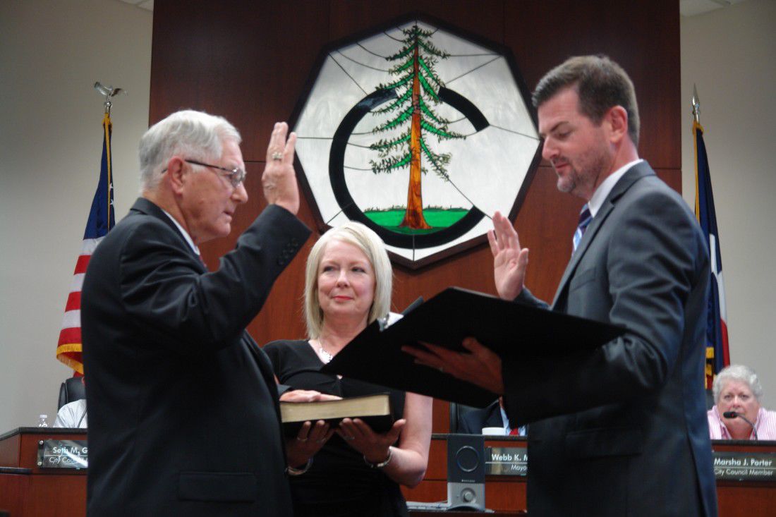 Powell, Ham sworn into Conroe City Council