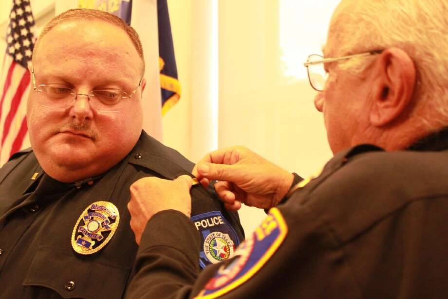 Conroe PD promotes three officers - The Courier