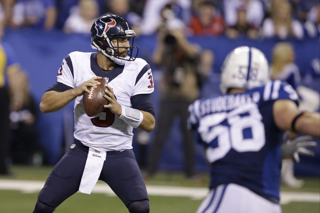Texans scrambling at quarterback