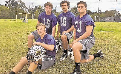 FOOTBALL: Montgomery’s Mason Calhoun talks softly and delivers a mean stick