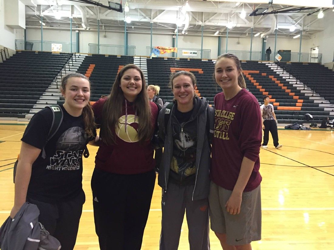 ALUMNI NOTEBOOK: Four former Montgomery County basketball players meet ...