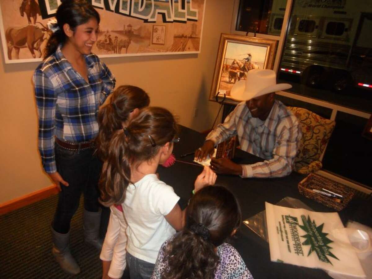 World champion cowboy returns home