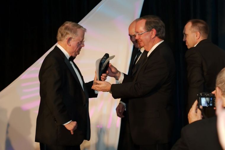 Quasar Award winner Fred Griffin honored at BAHEP gala