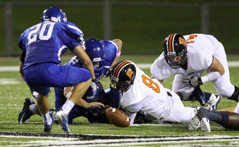 FOOTBALL: Seven Lakes overcomes turnovers, Taylor