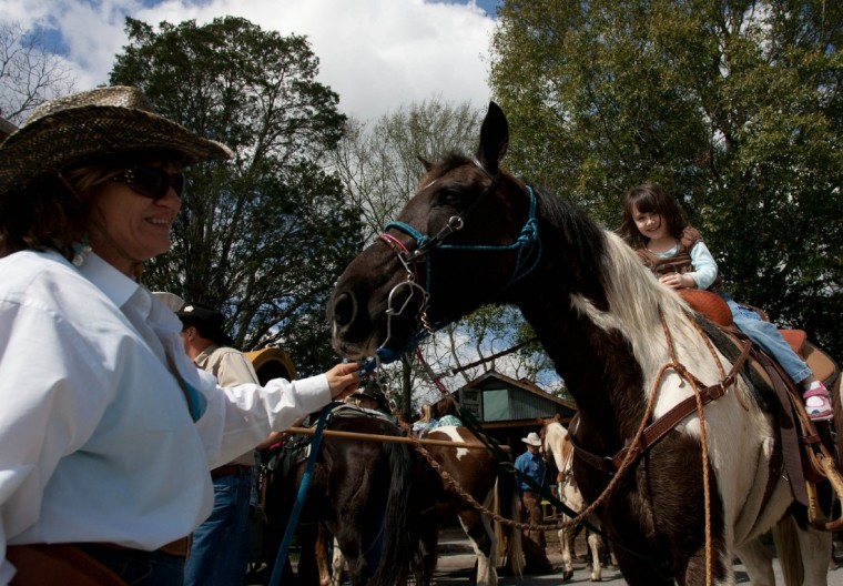 Trail riders enjoy the ‘red carpet’ at Tomball stop