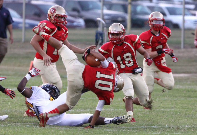 FOOTBALL: Pope John XXIII achieves first Division II playoff victory