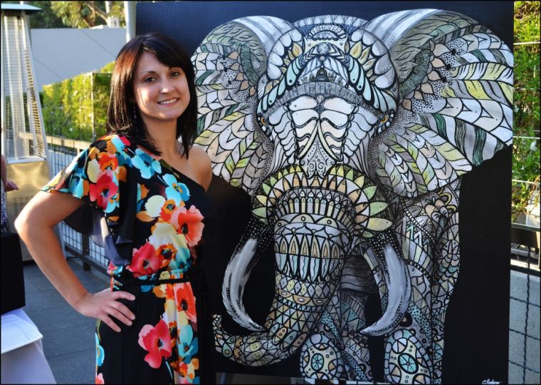 Webster artist connects with audience