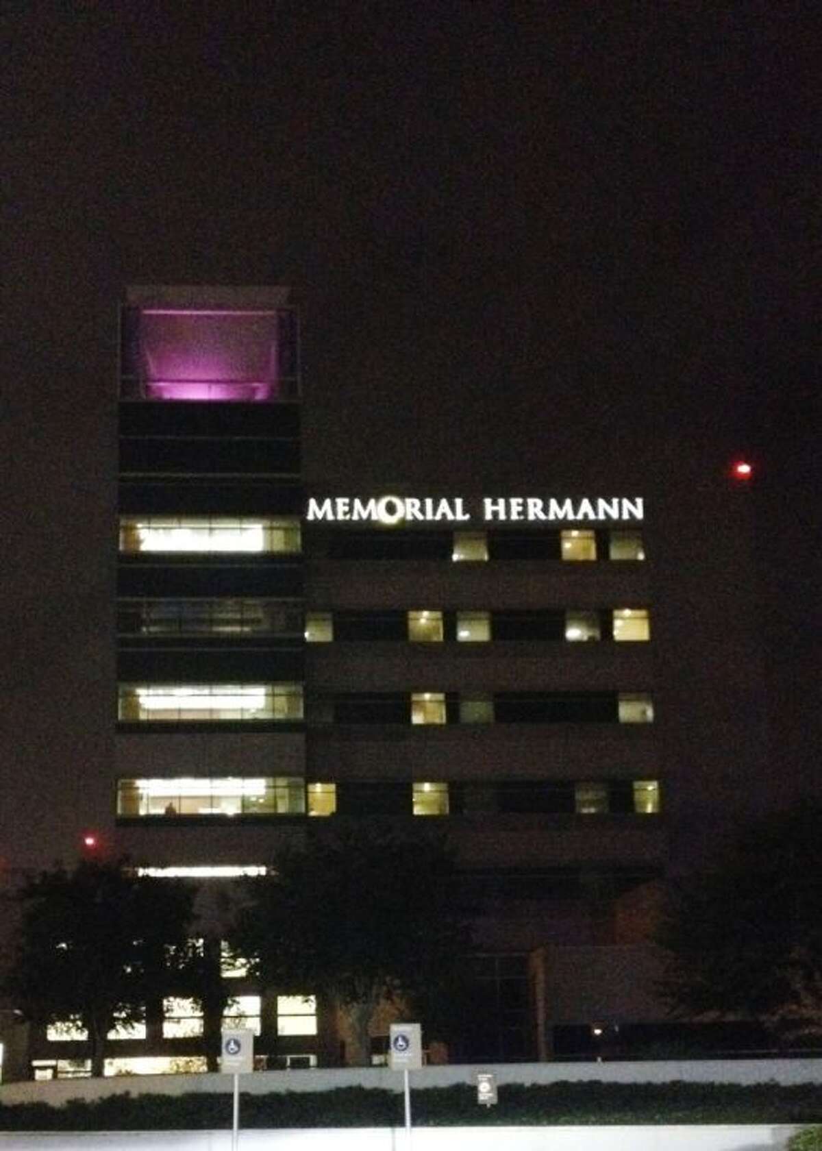 Memorial Hermann Katy goes purple