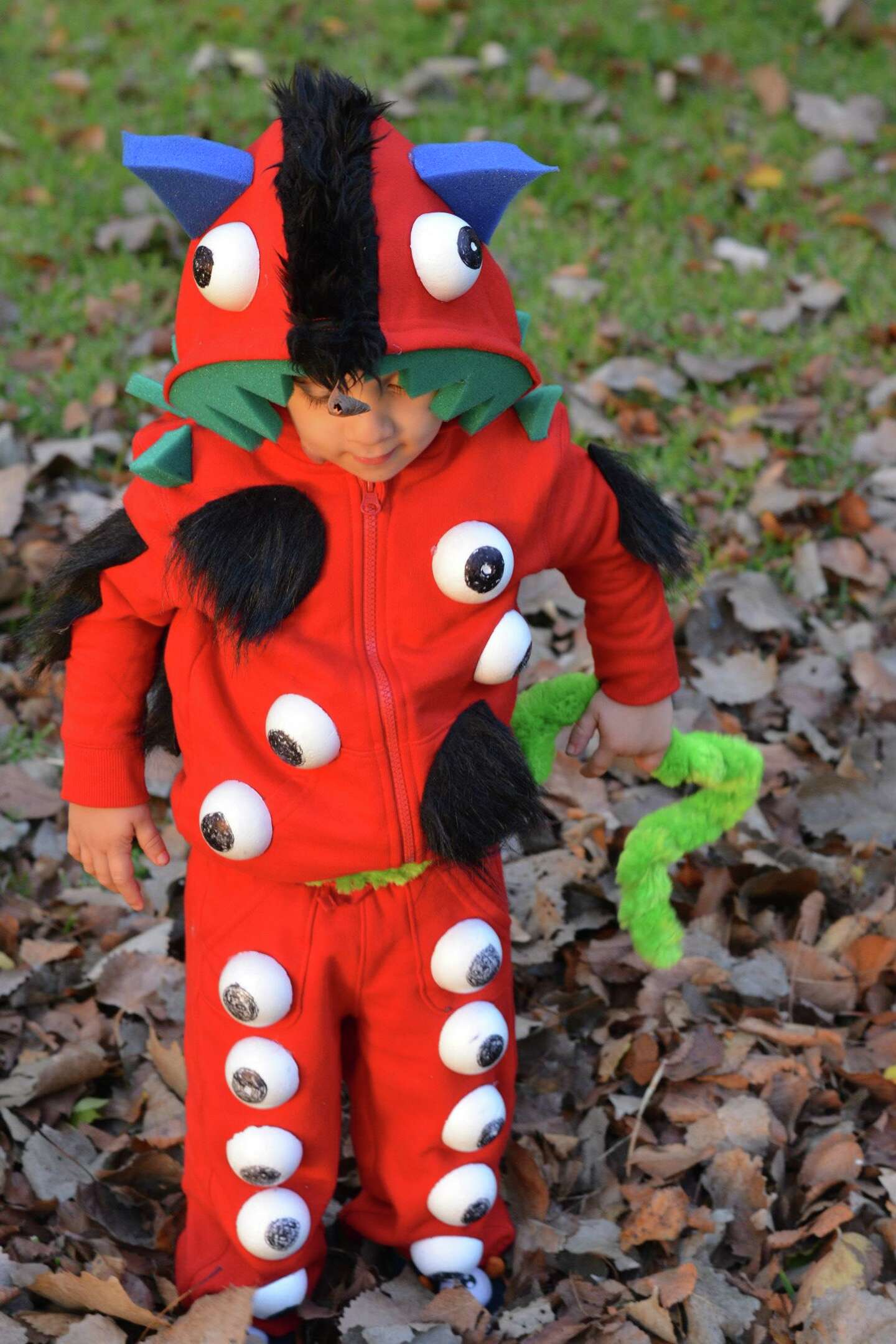 How to make an epic no-sew monster costume