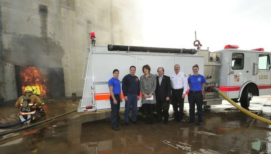 La Porte fire truck goes to new home at San Jacinto College - Houston ...