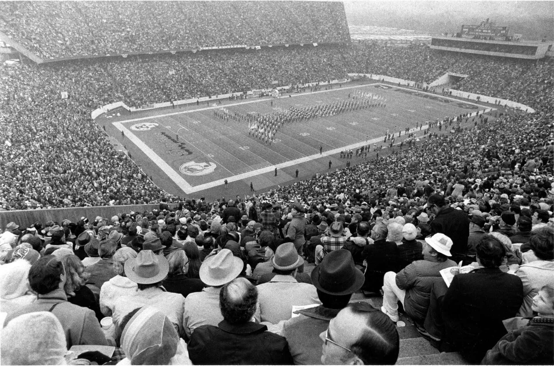 When the Super Bowl first came to Houston and Rice Stadium