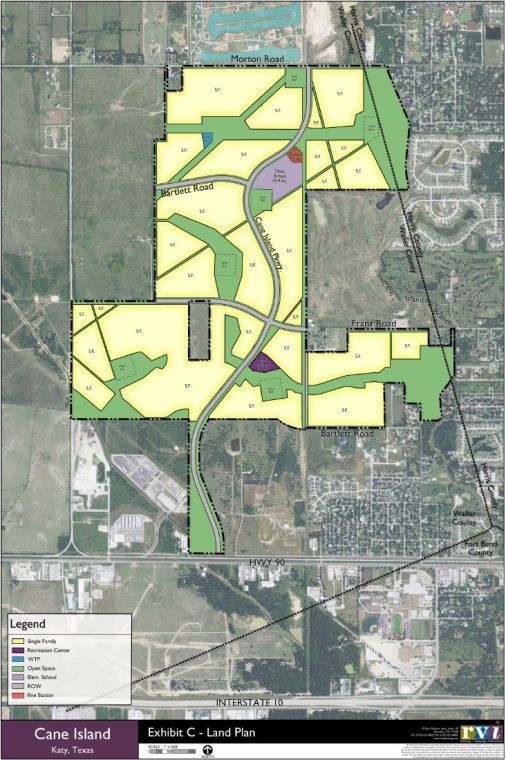 Cane Island Parkway Map