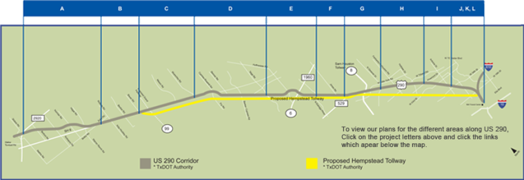 Construction progresses on US 290