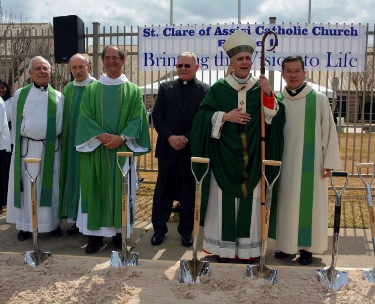 St. Clare of Assisi parishioners celebrate groundbreaking
