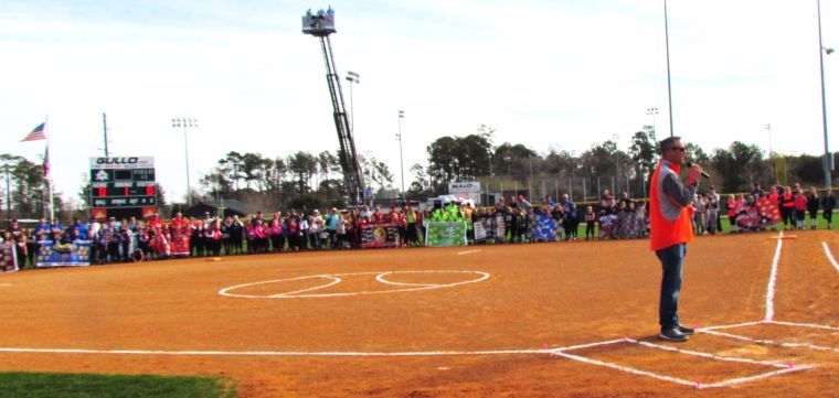 SOFTBALL: Astros' Ryan throws out first pitch at SMGSL Opening Day