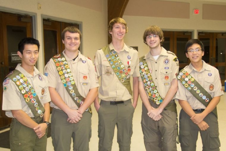 Five Clements High School seniors earn Eagle Scout rank